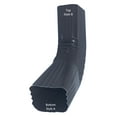 Convert B to A Downspout Elbow, 2"X3", Aluminum, Royal Brown - Walmart.com
