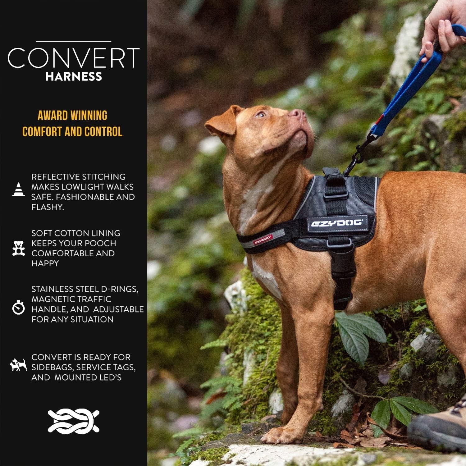 Convert Dog Harness – Trail-Ready Rugged Harness for Walking, Hiking ...