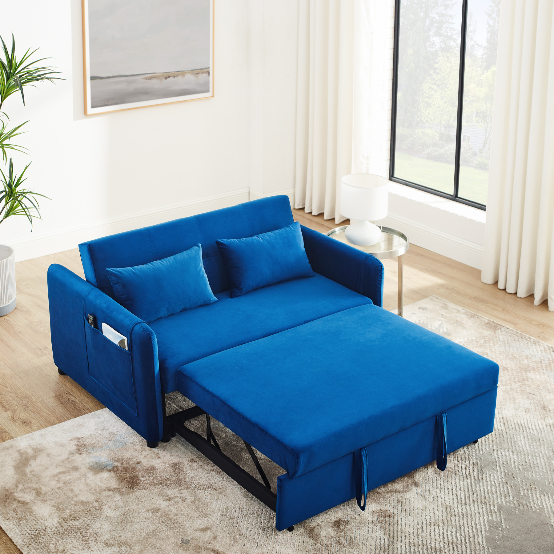 Convertible Chair Bed, 3 in 1 Convertible Sofa Bed Sleeper Chair with ...