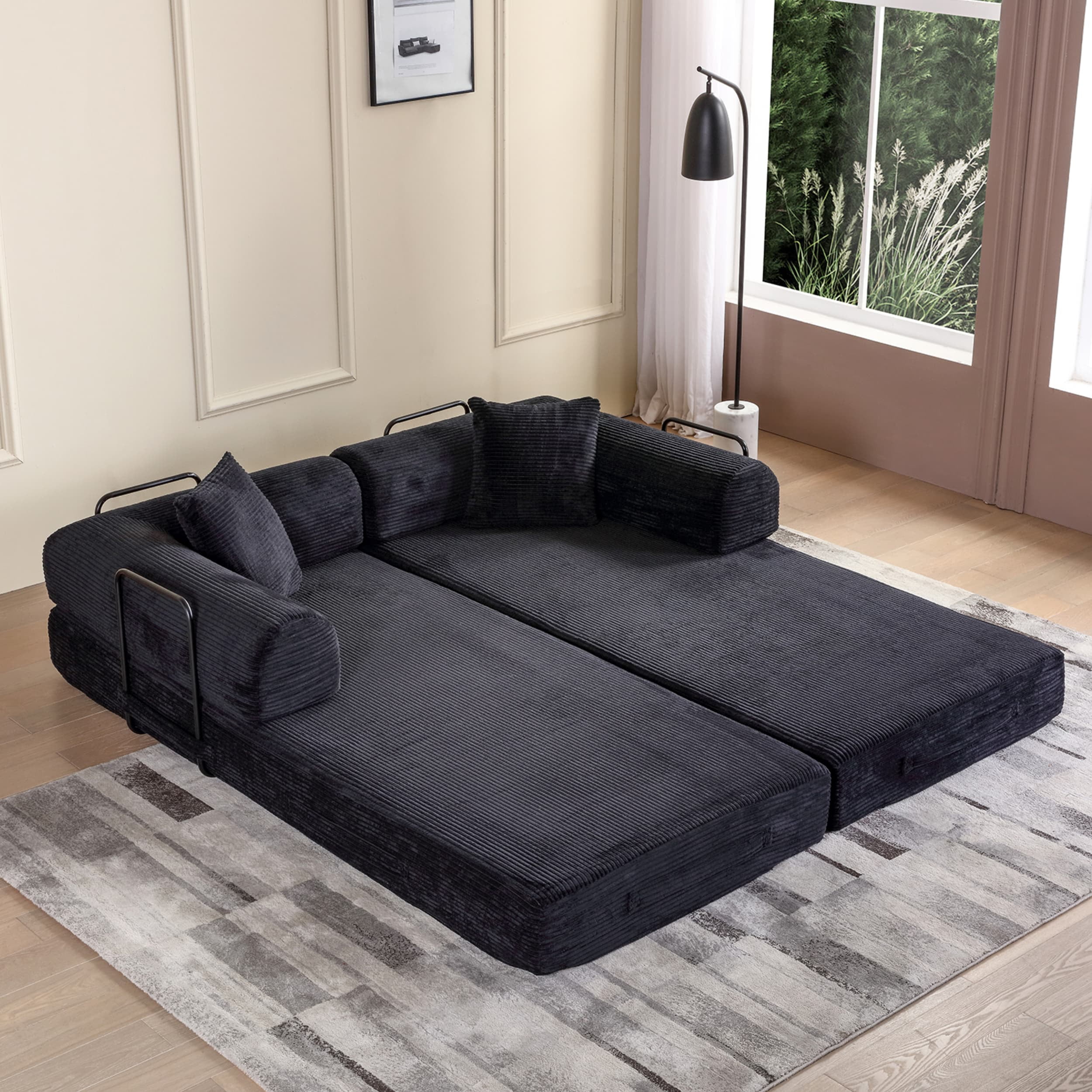 Convertible Couch Sofa Bed Foldable Floor Sleeper | ALL High-Density ...