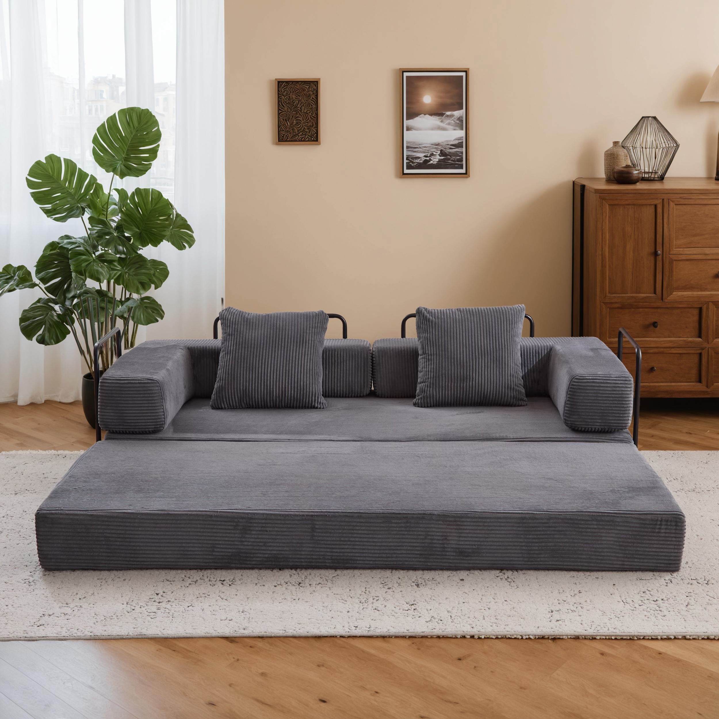 Convertible Couch Sofa Bed Foldable Floor Sleeper | ALL High-Density ...