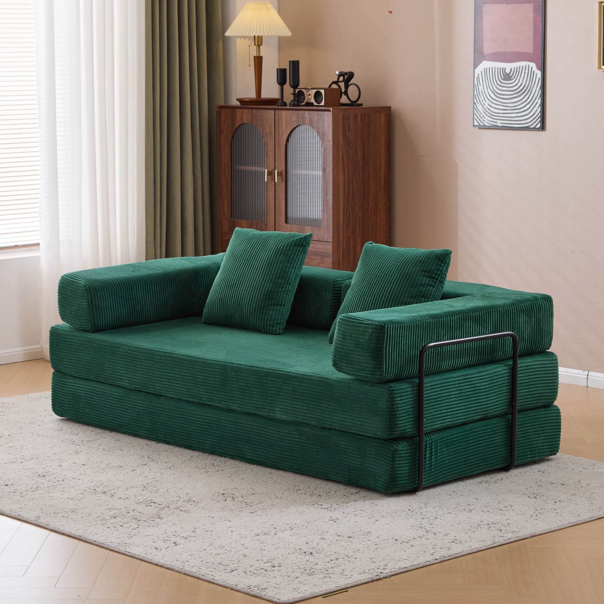 Convertible Couch Sofa Bed Foldable Floor Sleeper | Modern Fold Out ...