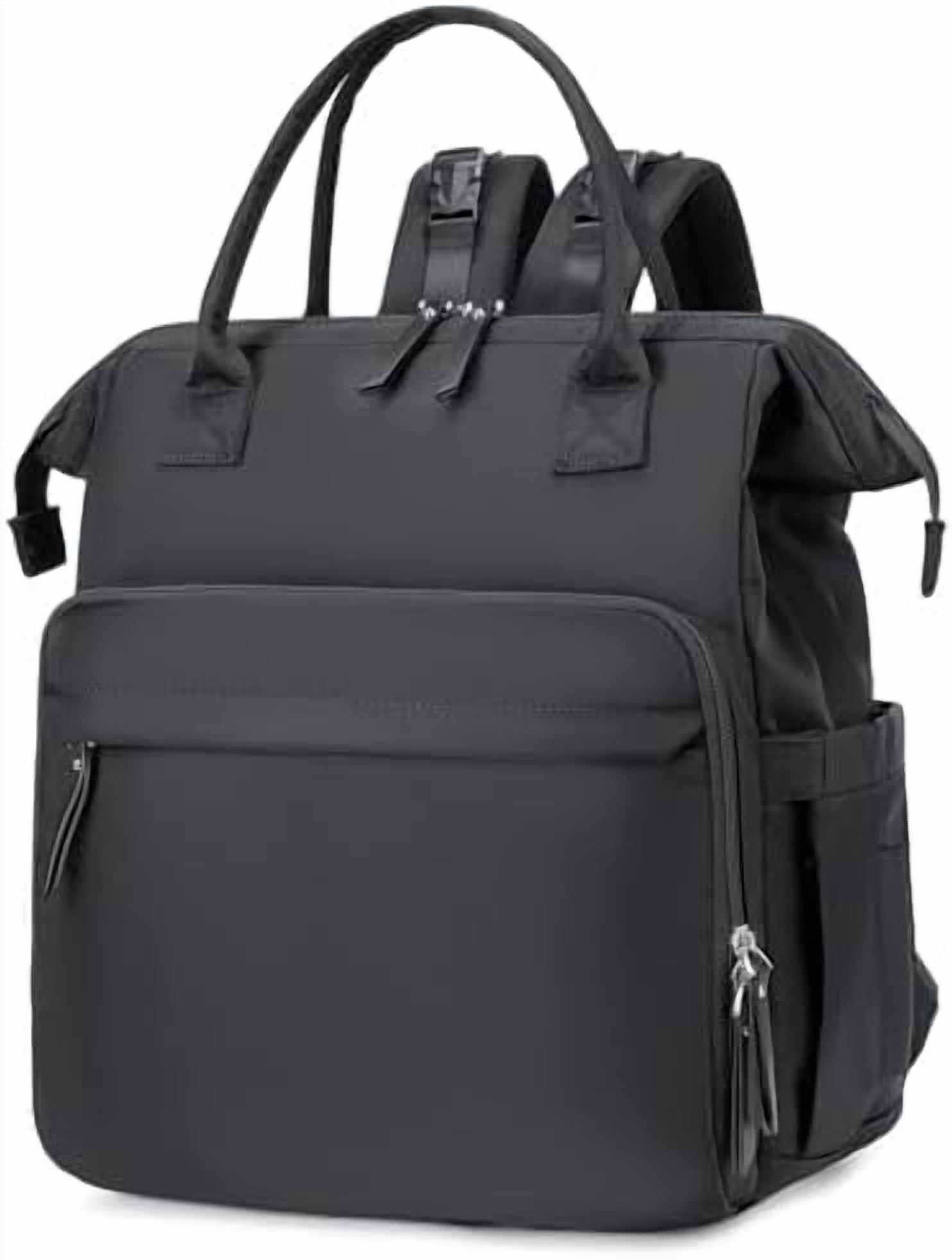 Convertible Diaper Bag Tote, Wide Open Top 14 Pockets Nappy Backpack ...