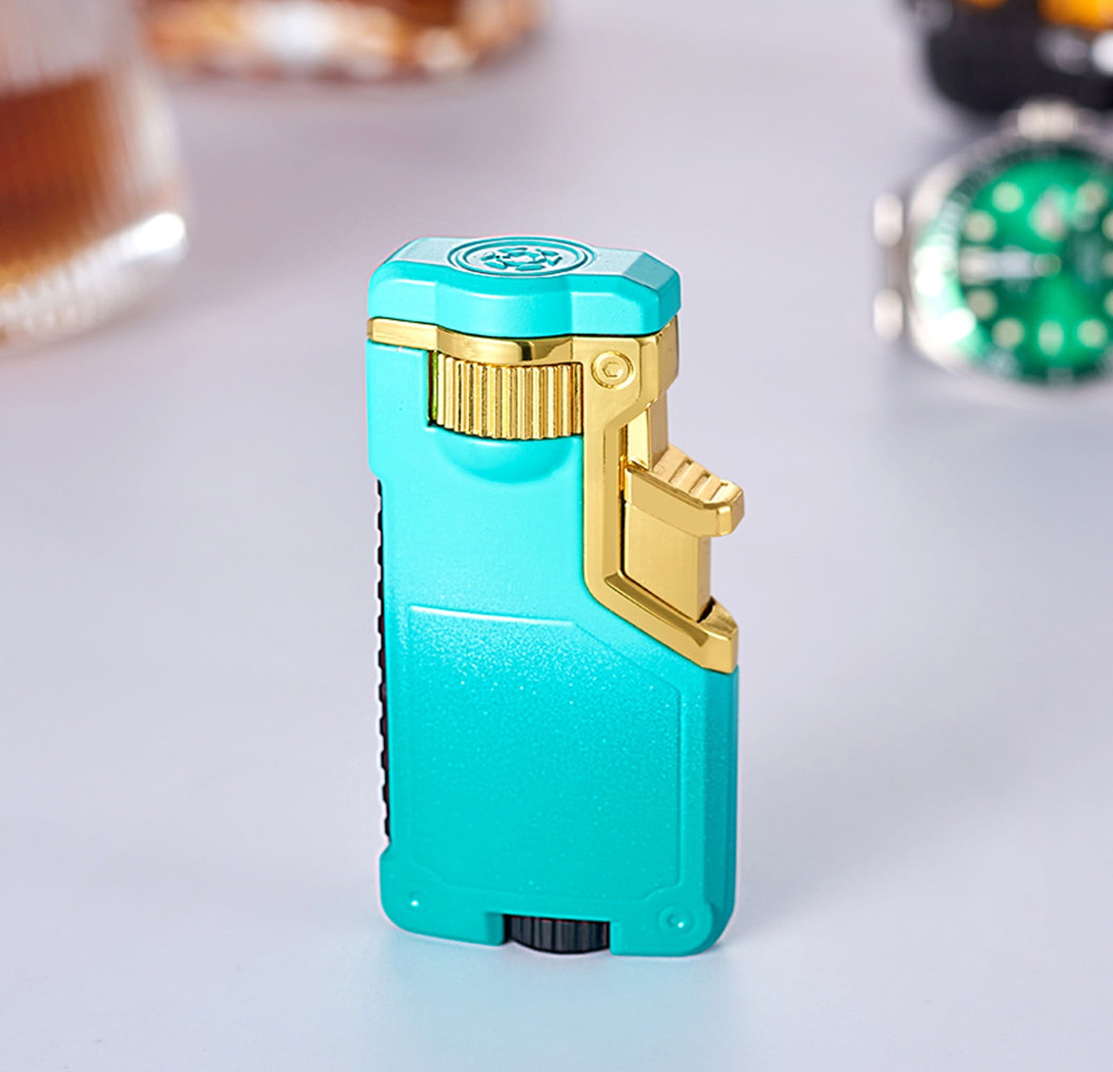 Convertible Flame Color Torch Lighter, Three-Color Flame Gas Lighter ...