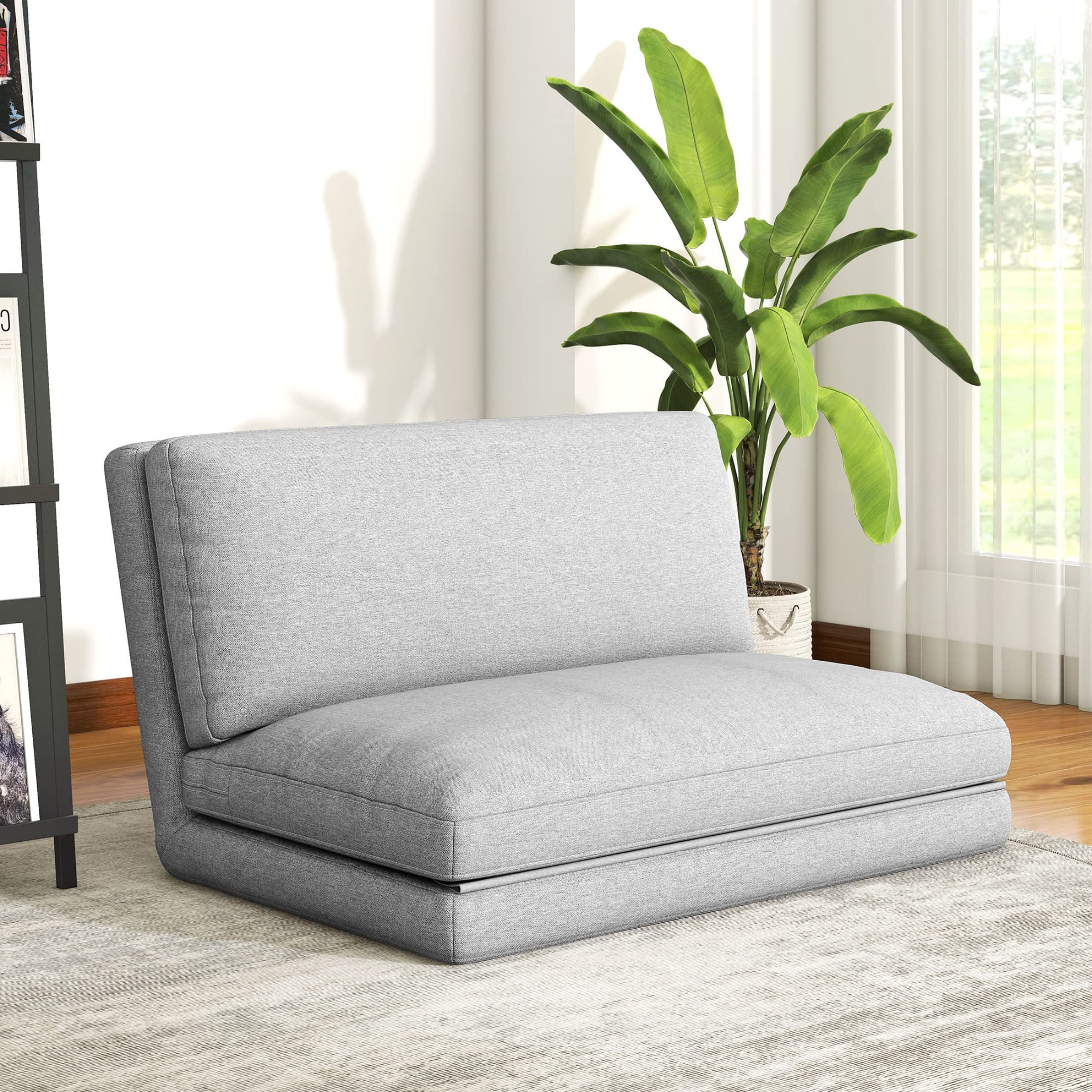 Convertible Futon Sofa Bed 4 in 1 Multi-Function Modern Mini Single ...