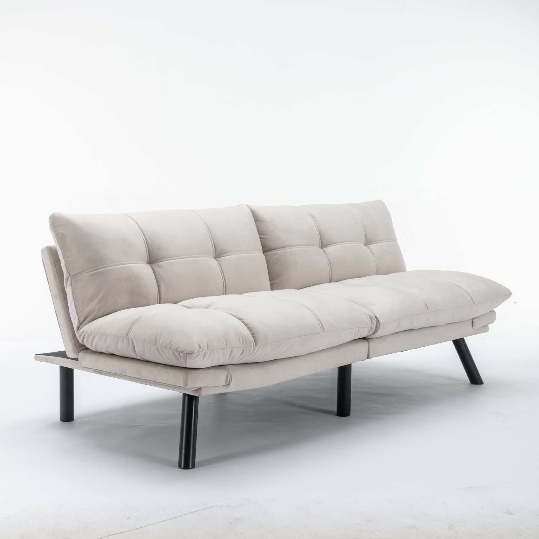 Convertible Futon Sofa Bed, 4 in 1 Sleeper Futon Couch Bed with ...