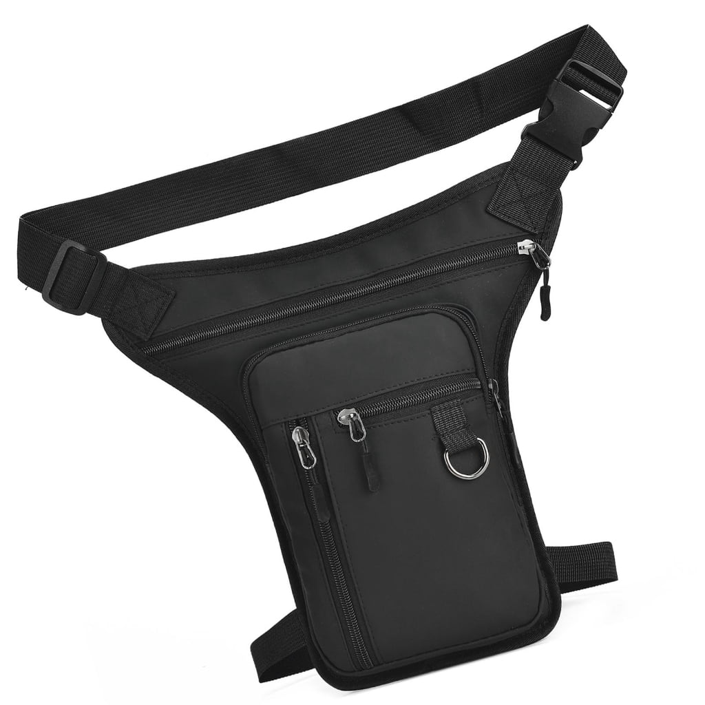 Convertible Leg Belt Bag Large Side Waist Pack Practical Nylon Shoulder ...