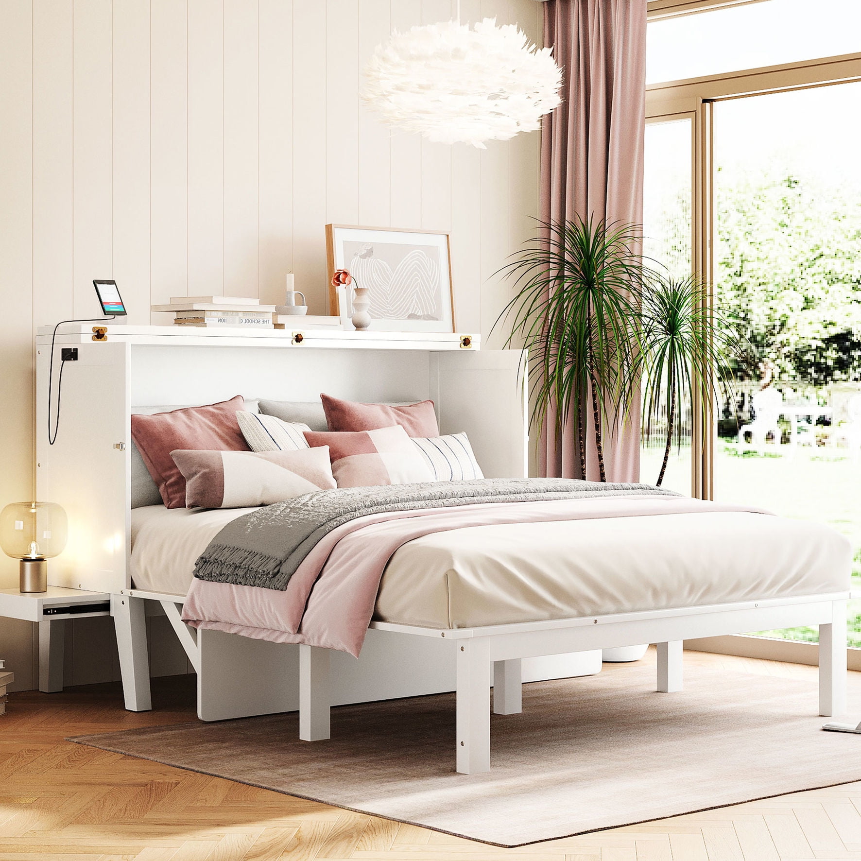 Convertible Queen Murphy Bed / Multi-functional for Space Use / Strong ...