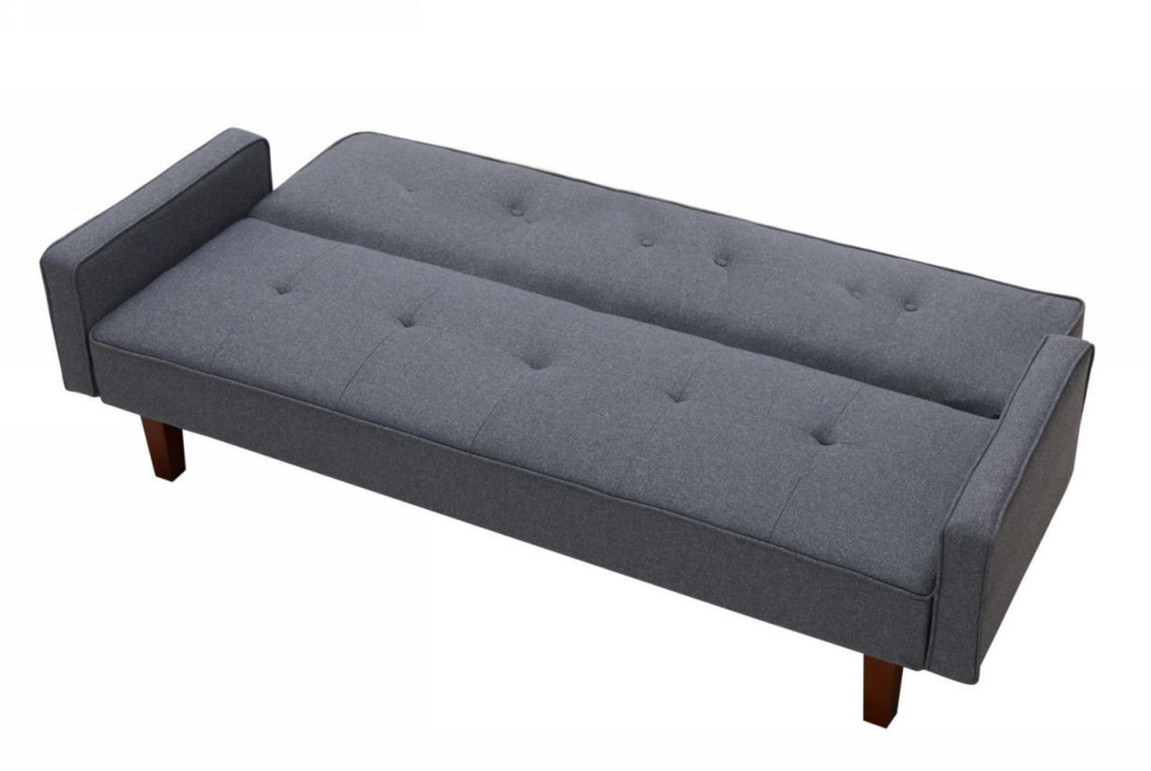 Convertible Sleeper Sofa, Modern Linen Sofa Bed with Adjustable ...