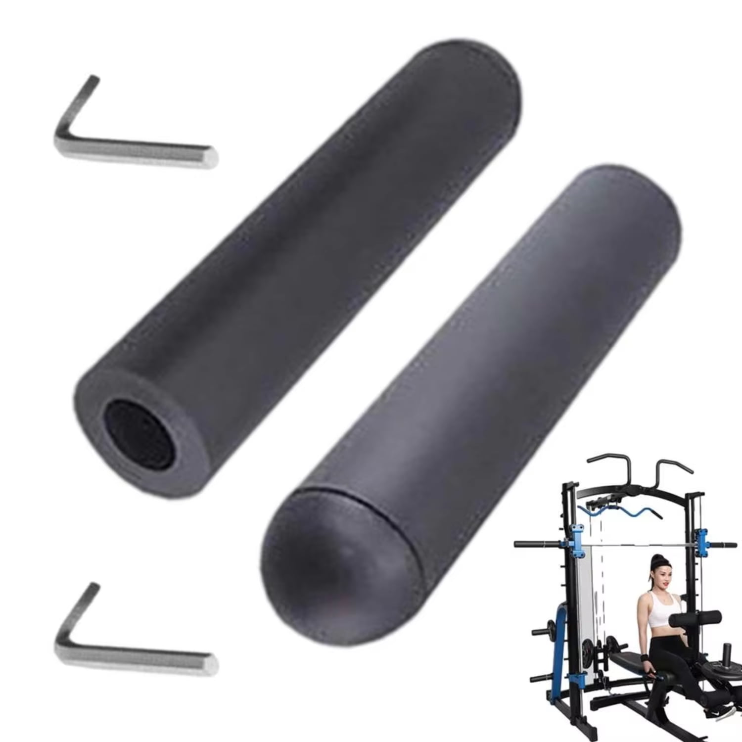 Converts 1” Barbell Sleeve into 2” Dumbbell Adapter for Weightlifting ...