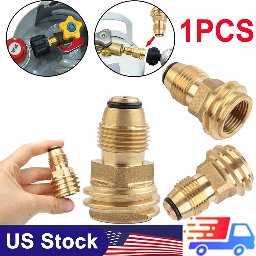 Converts Propane Tank POL LP Tank Valve to QCC1/Type1 Outlet Brass ...