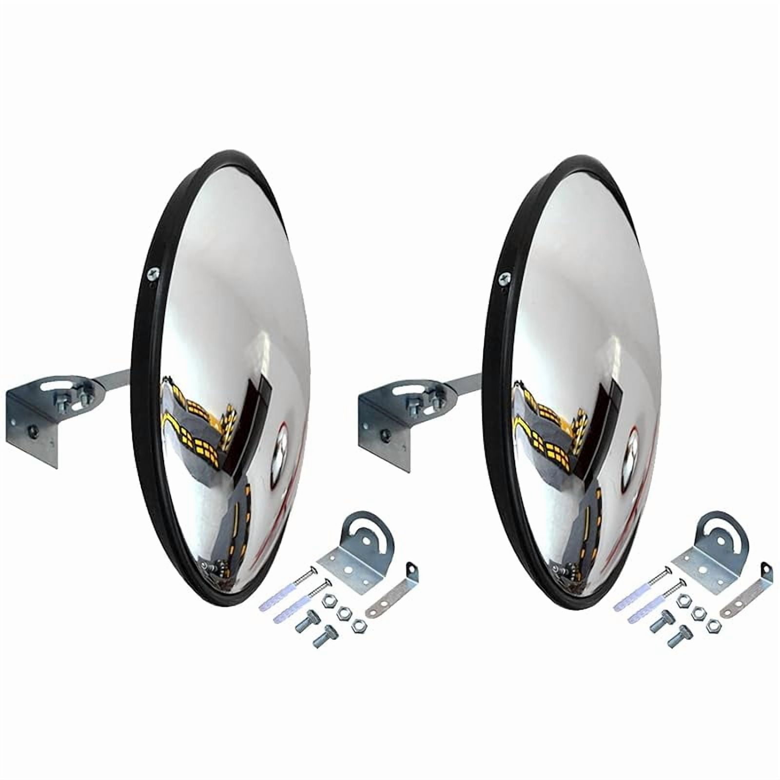 Convex Corner Mirror - 12" Security Mirrors for Business, Garage ...
