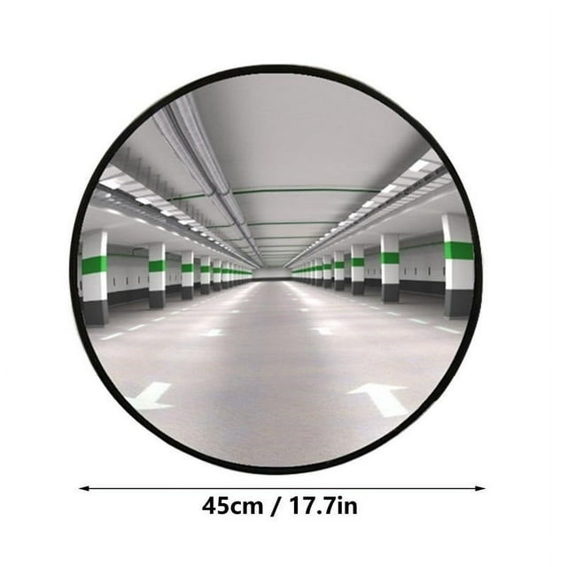 Convex Mirror Adjustable Traffic Mirror 45,30cm Wide Angle Mirror ...