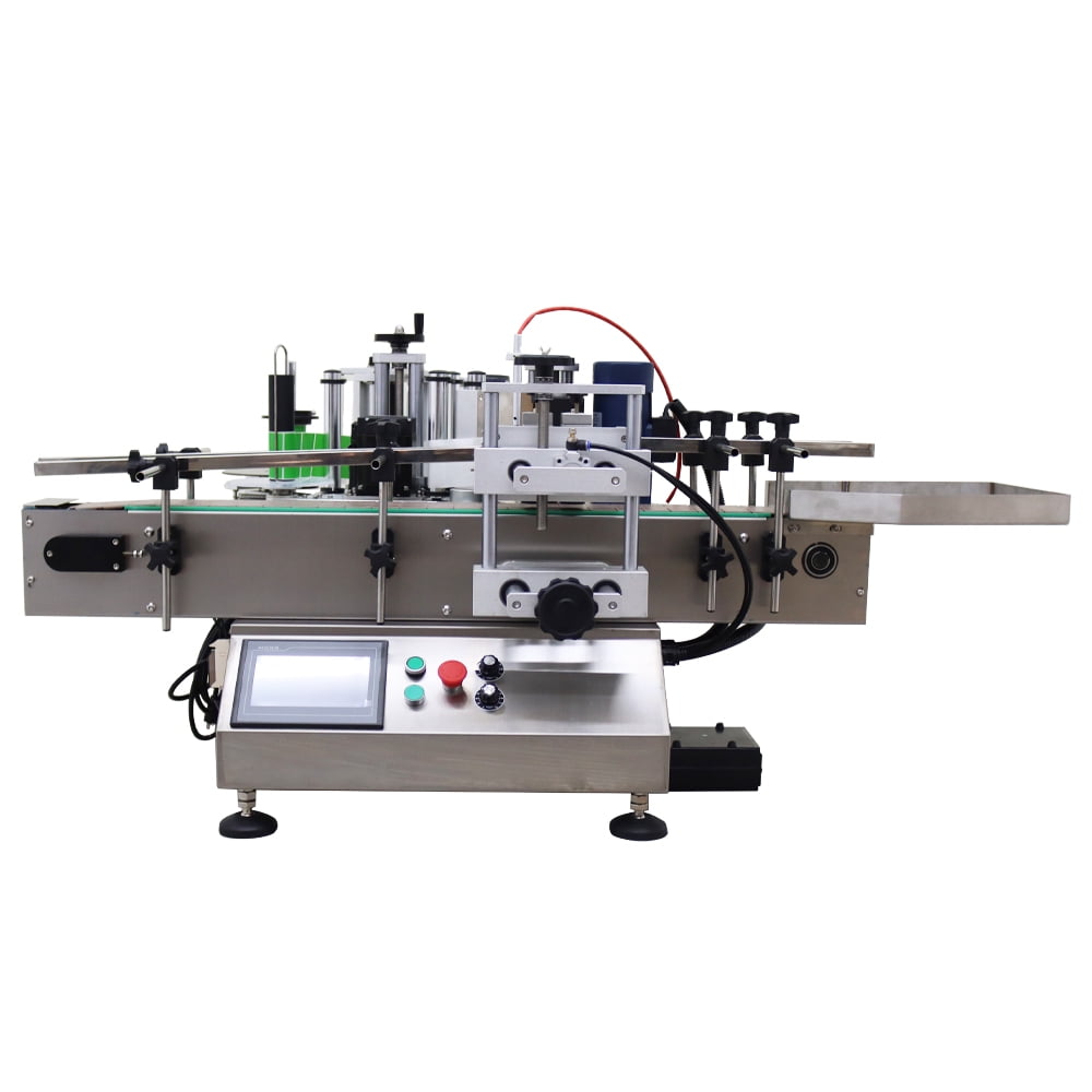 Conveyor Round Bottle High Speed Coding Labeling Machine Automatic Round Bottle Fixed Point ...