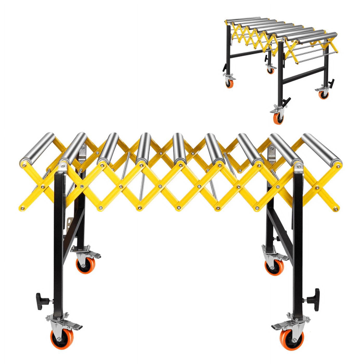 Conveyor belt, Heavy-duty steel frame, 700 lbs max capacity, 24–50 inch ...