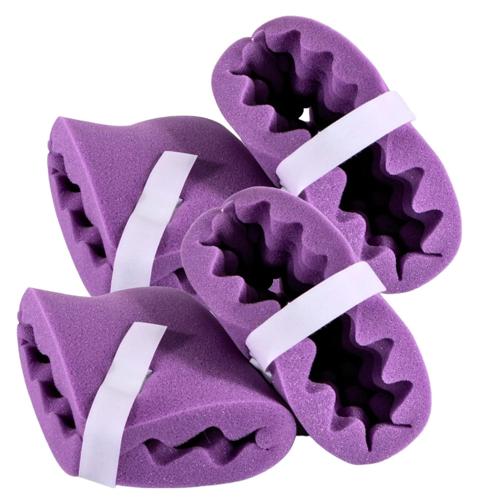 Convoluted Foam Padded Heel Protectors [2 Pair 4 Total] Adjustable ...