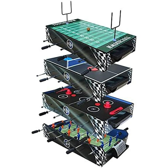 Convoy 40″ 4-in-1 Mini Tabletop (Blue) - Combo Game Table Set for ...
