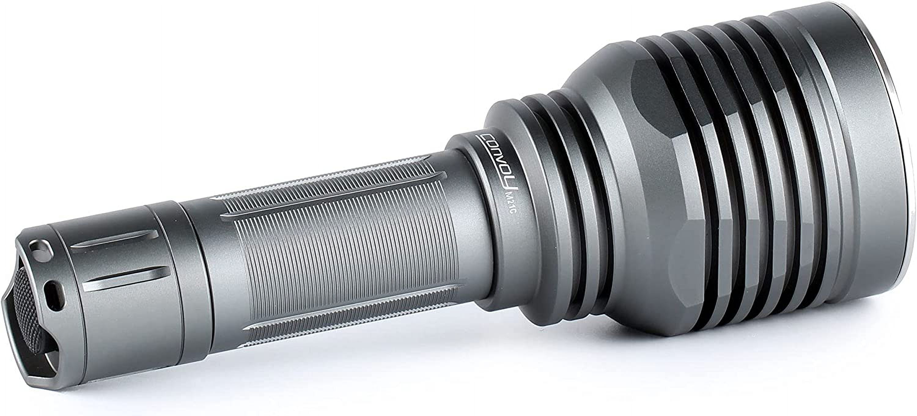 Convoy M21C with SFT40 White Tint,8amps 12 Groups,21700 Flashlight (no ...