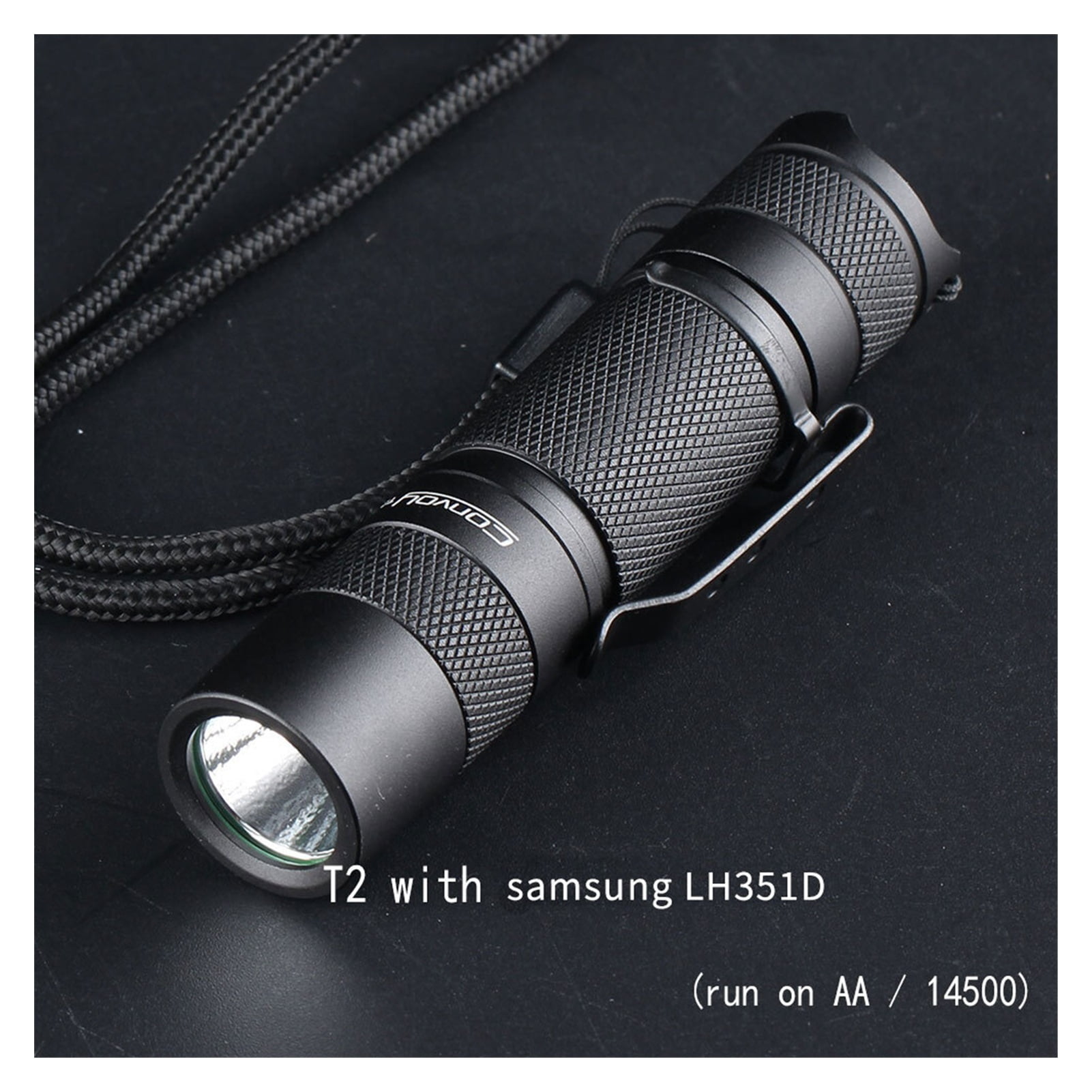 Convoy T2 with LH351D, AA / 14500 version, flashlight ,Torch ,Powerful ...