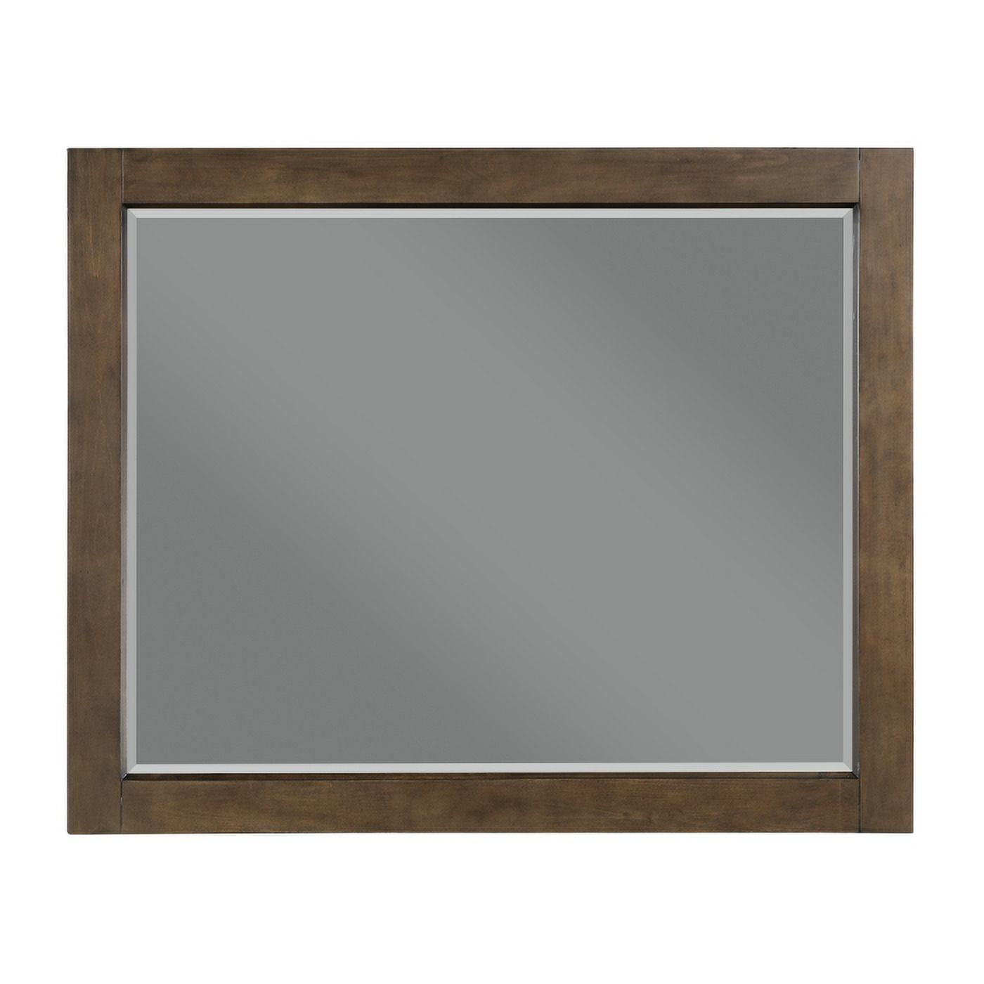 Conway Rustic Industrial Mirror - Antique Brown - 46 x 37H - Walmart.com