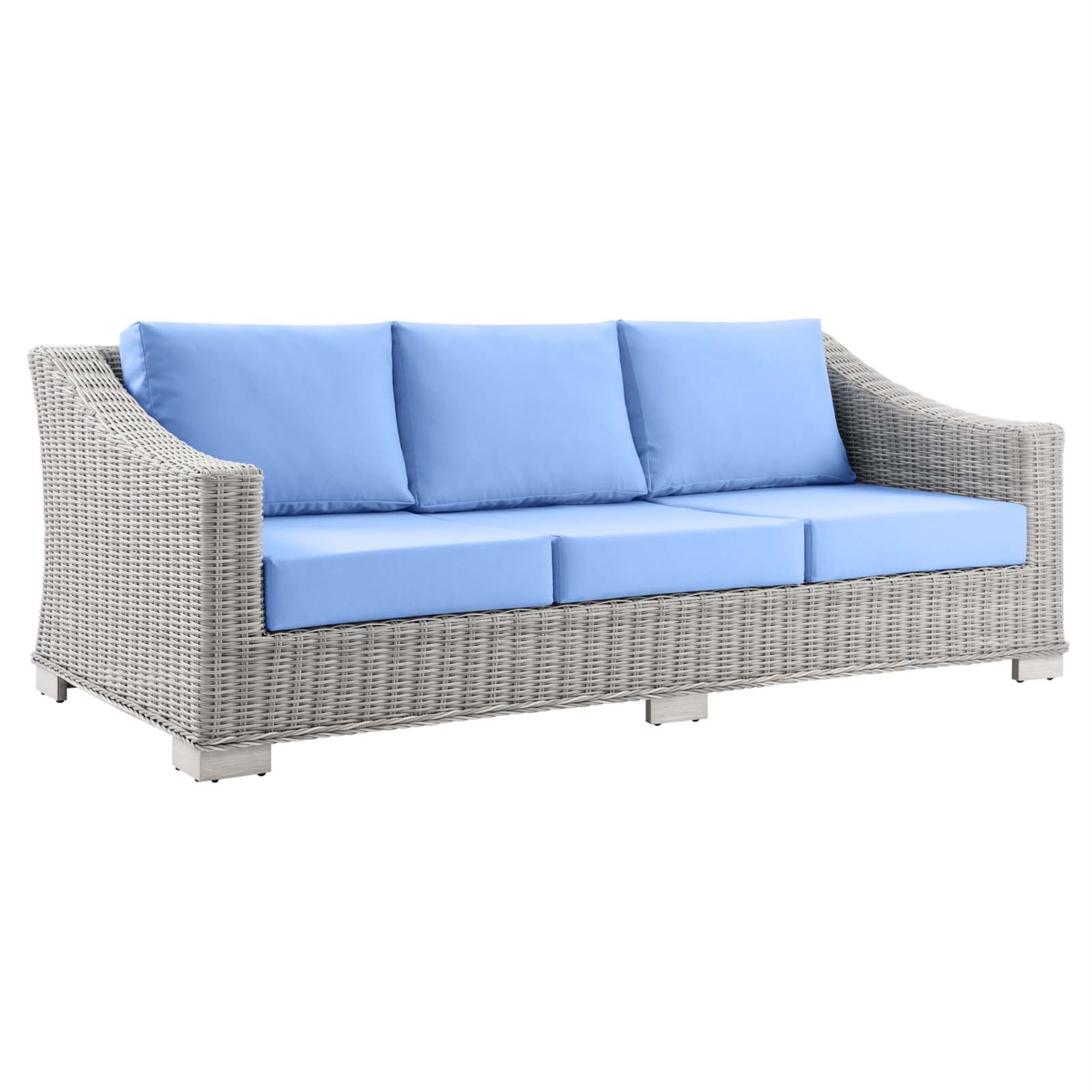 Conway Outdoor Patio Wicker Rattan Sofa - Durable, Stylish, and ...