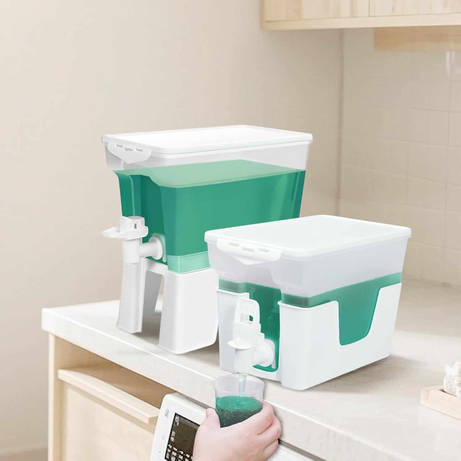 Conworld Laundry Detergent Dispenser, 1 Gallon Liquid Fabric Softener ...