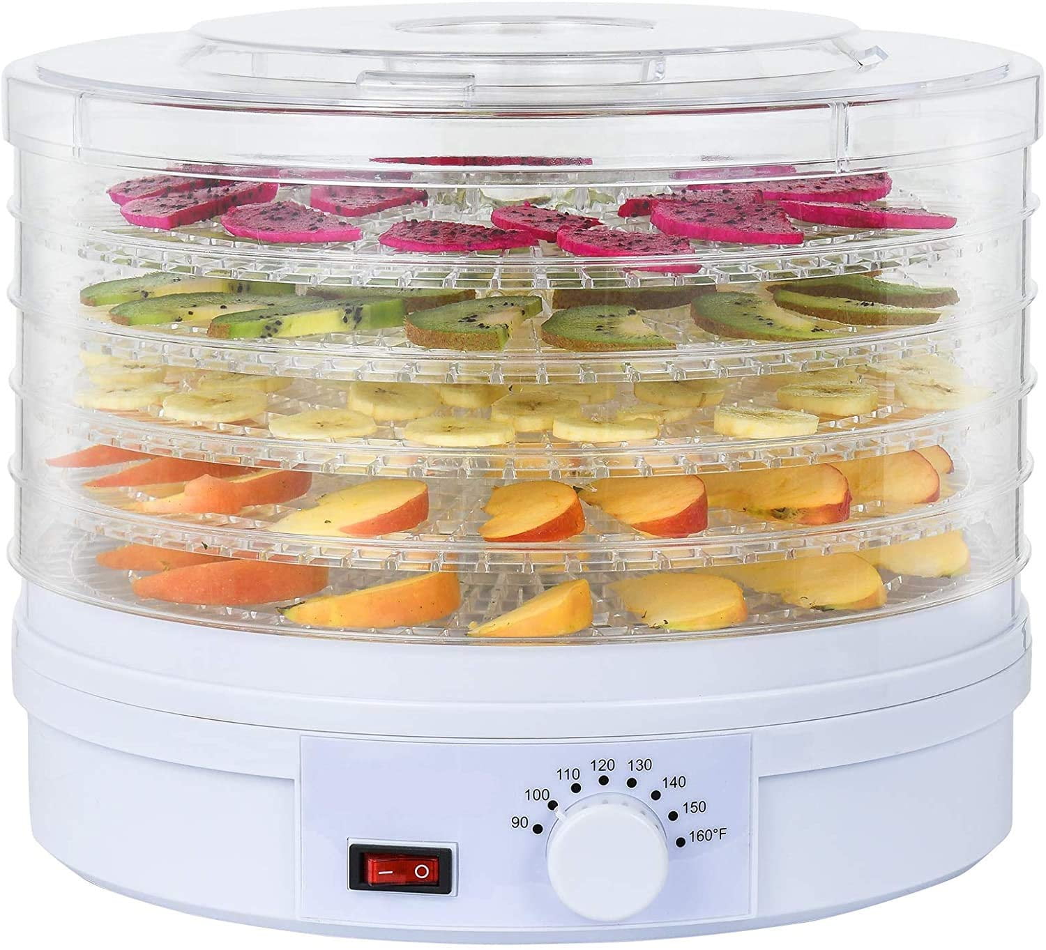 Conziv New Imported Plastic Electric Transparent 5 Tier Countertop Dry ...