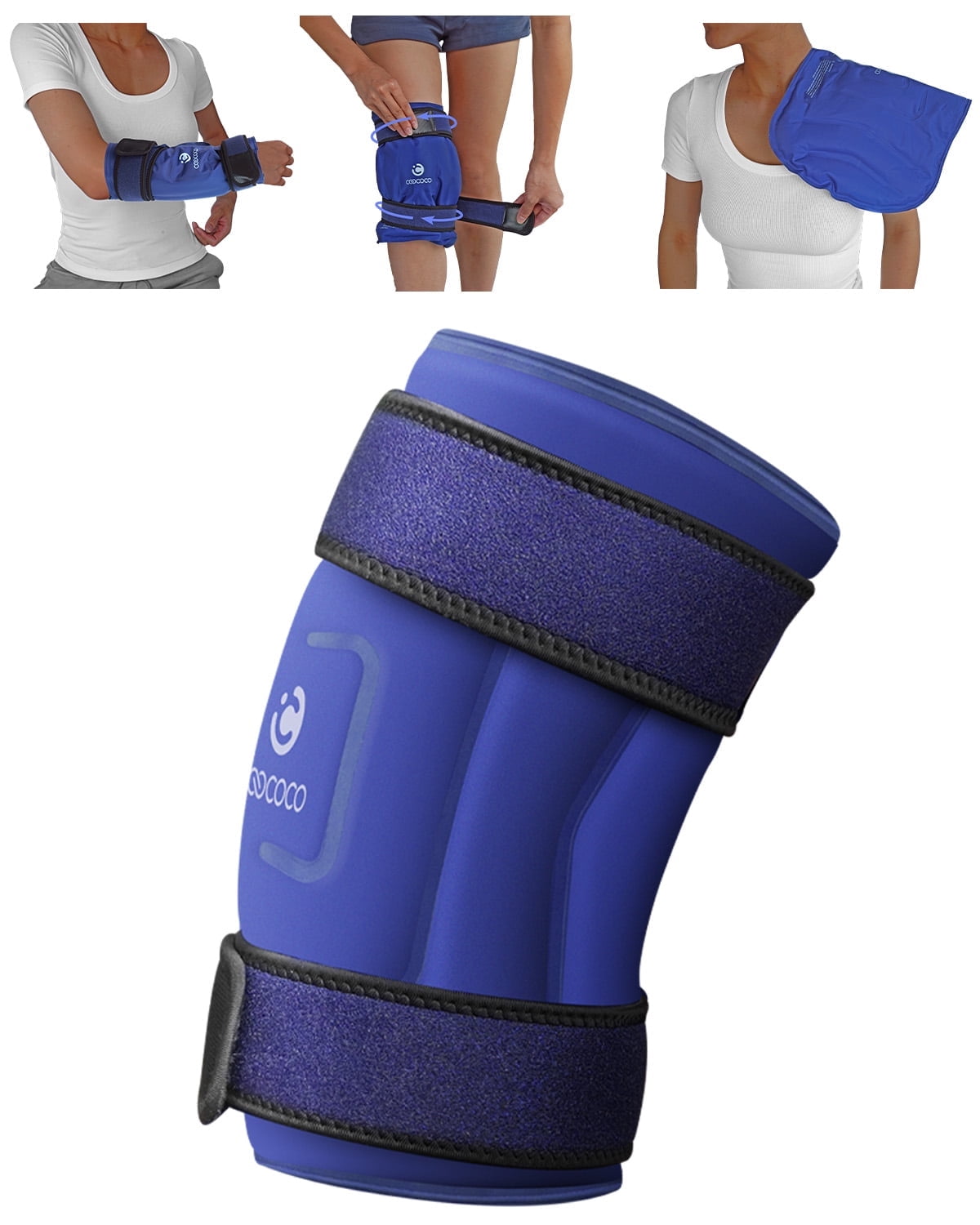 Coococo 21x18 XXXL Ice Packs for Injuries Reusable,Ice Wrap for Pain ...