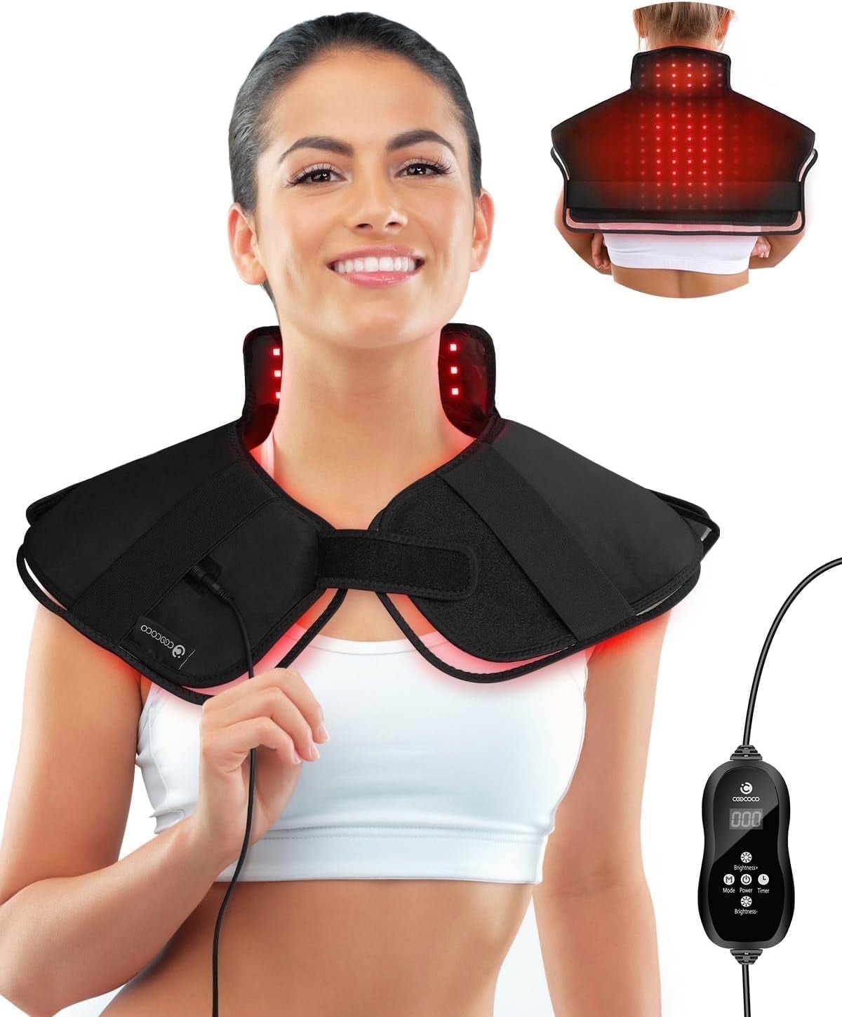 Coococo Red Light Therapy Pad for Body, Heating Red Light Therapy for ...