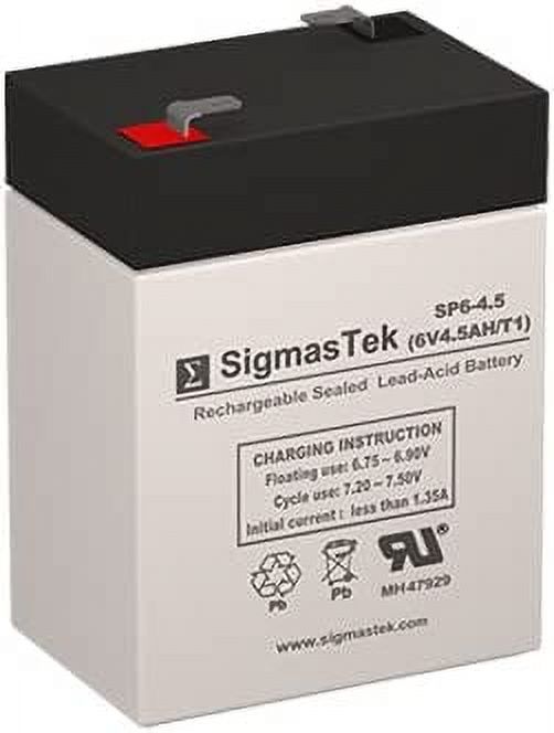 CooPower CP6-4.5 Replacement Battery - 6 Volt 4.5 AH F1 Terminal by ...