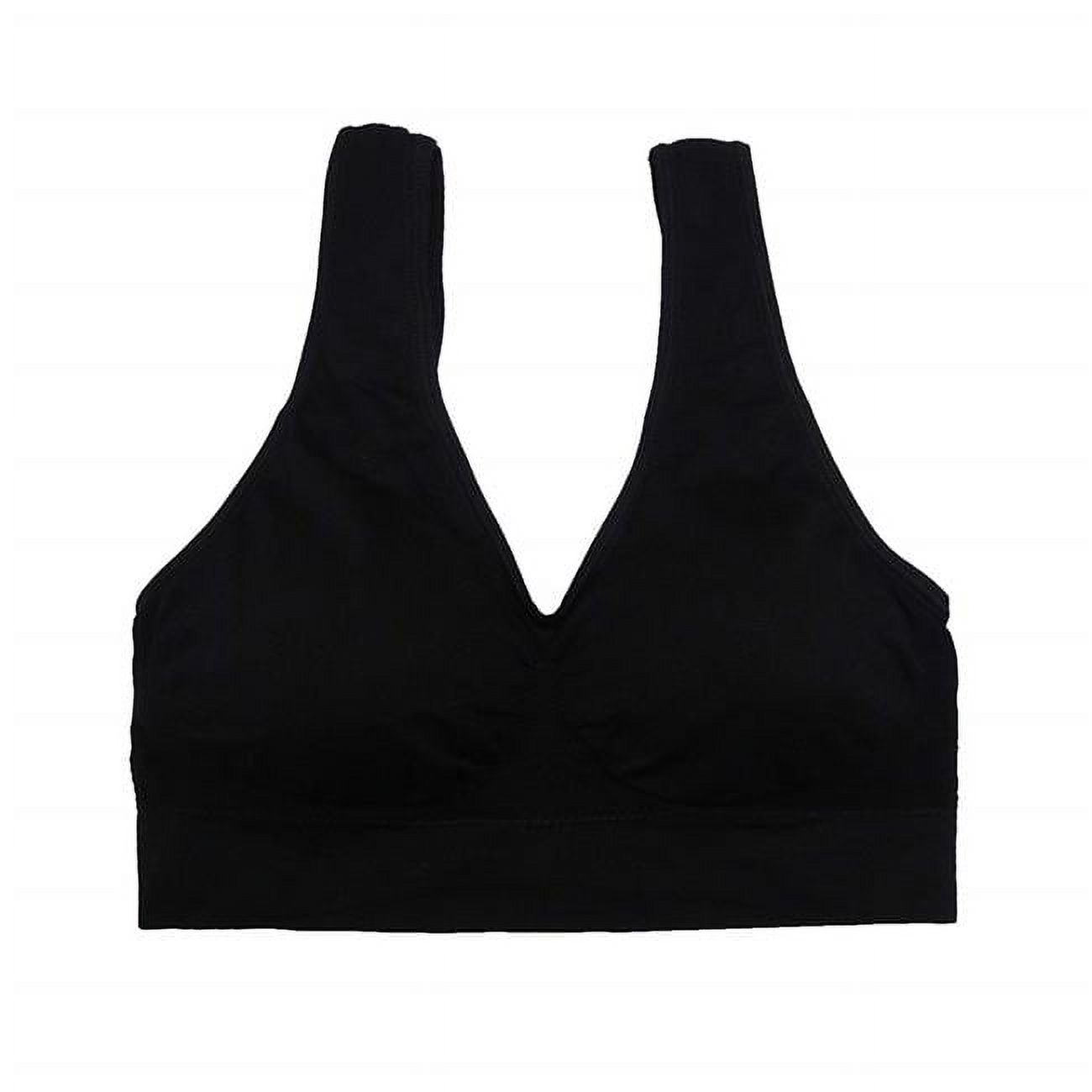 Coobie Seamless Comfort Bra, Black - Medium - Walmart.com