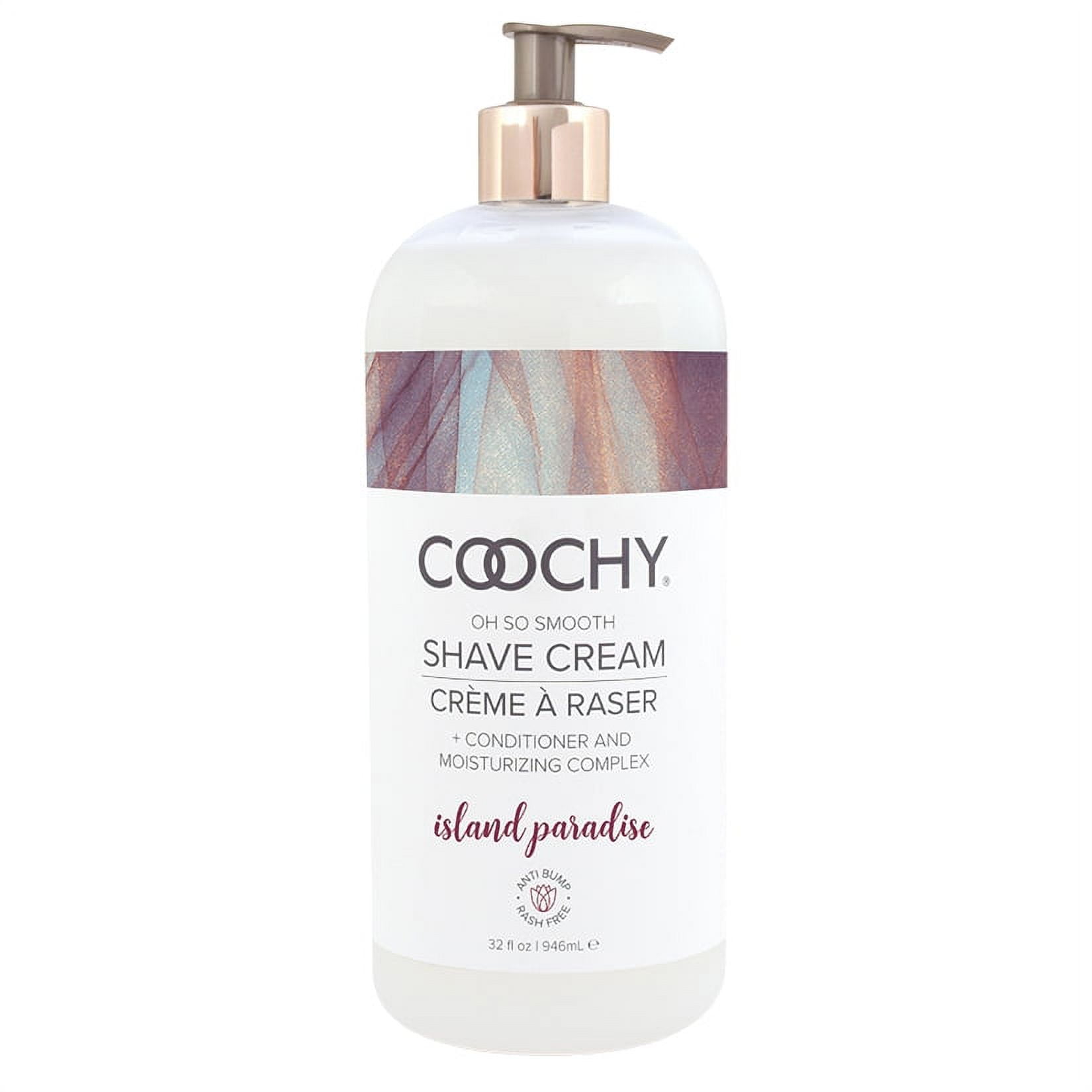 Coochy Cream Island Passion 32 oz, Shave Crème for Sensitive Skin ...