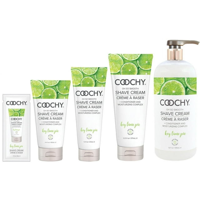 Coochy Shaving Cream, Key Lime, 32 fl oz, Pubic, Bikini Line, Armpit - Walmart.com