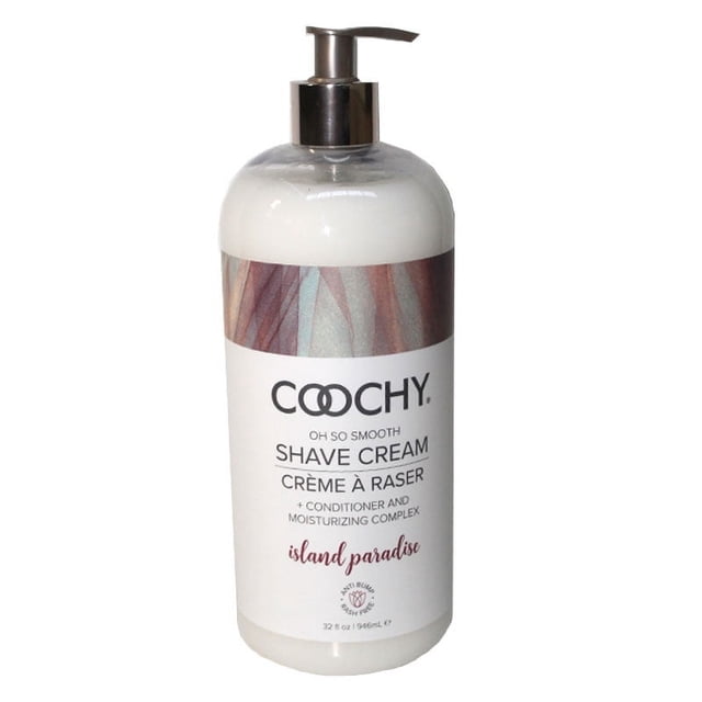 Coochy Island Paradise Anti-Razor Skin Soft Shave Cream 32oz - Walmart.com