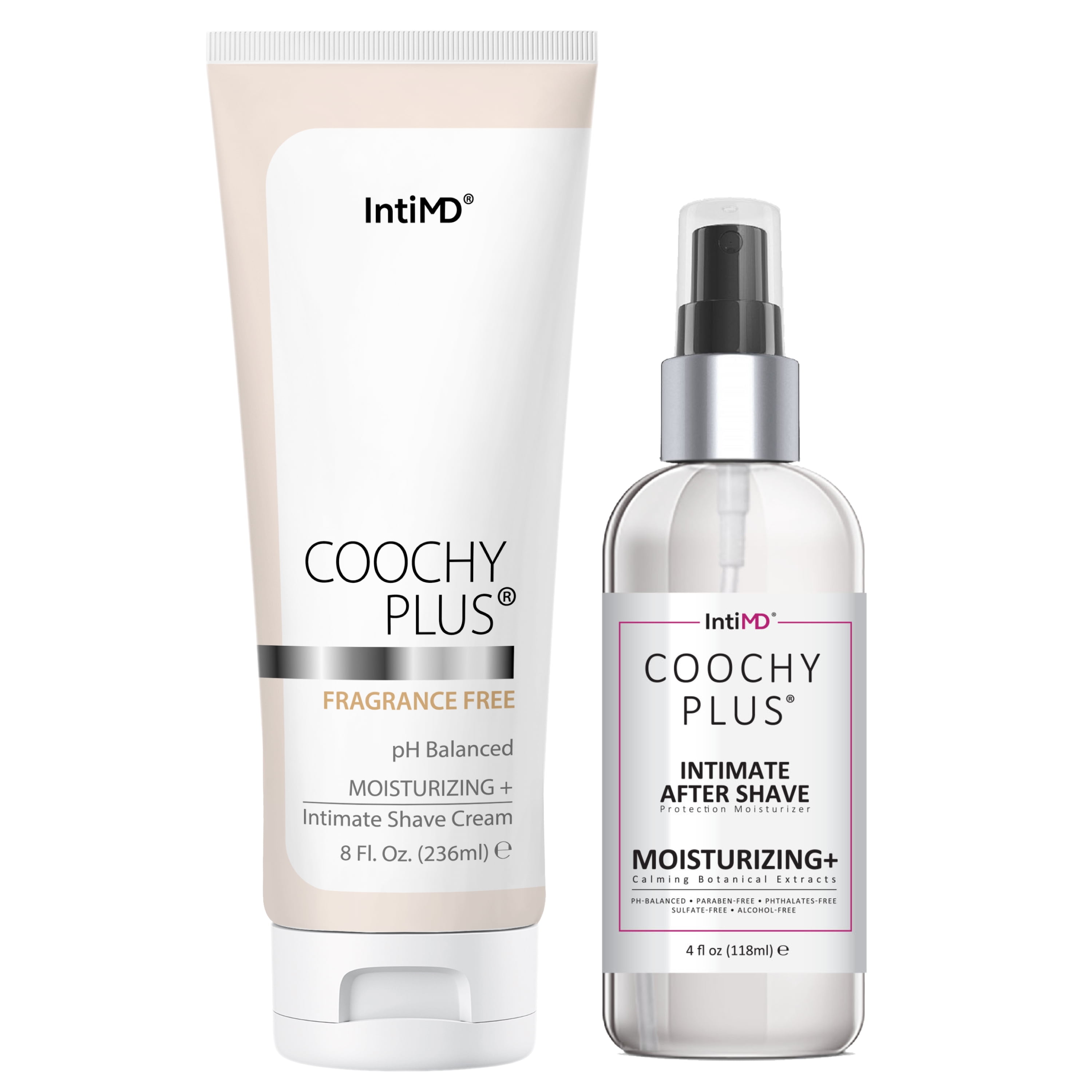 IntiMD Coochy Plus Shaving Kit - Fragrance Free Shave Cream & After ...