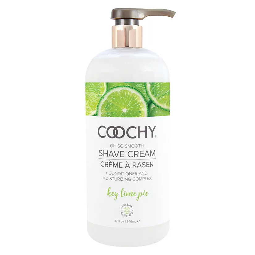 Coochy Rash Free Moisturizing Shave Cream ~ Key Lime Pie - 32 oz ...
