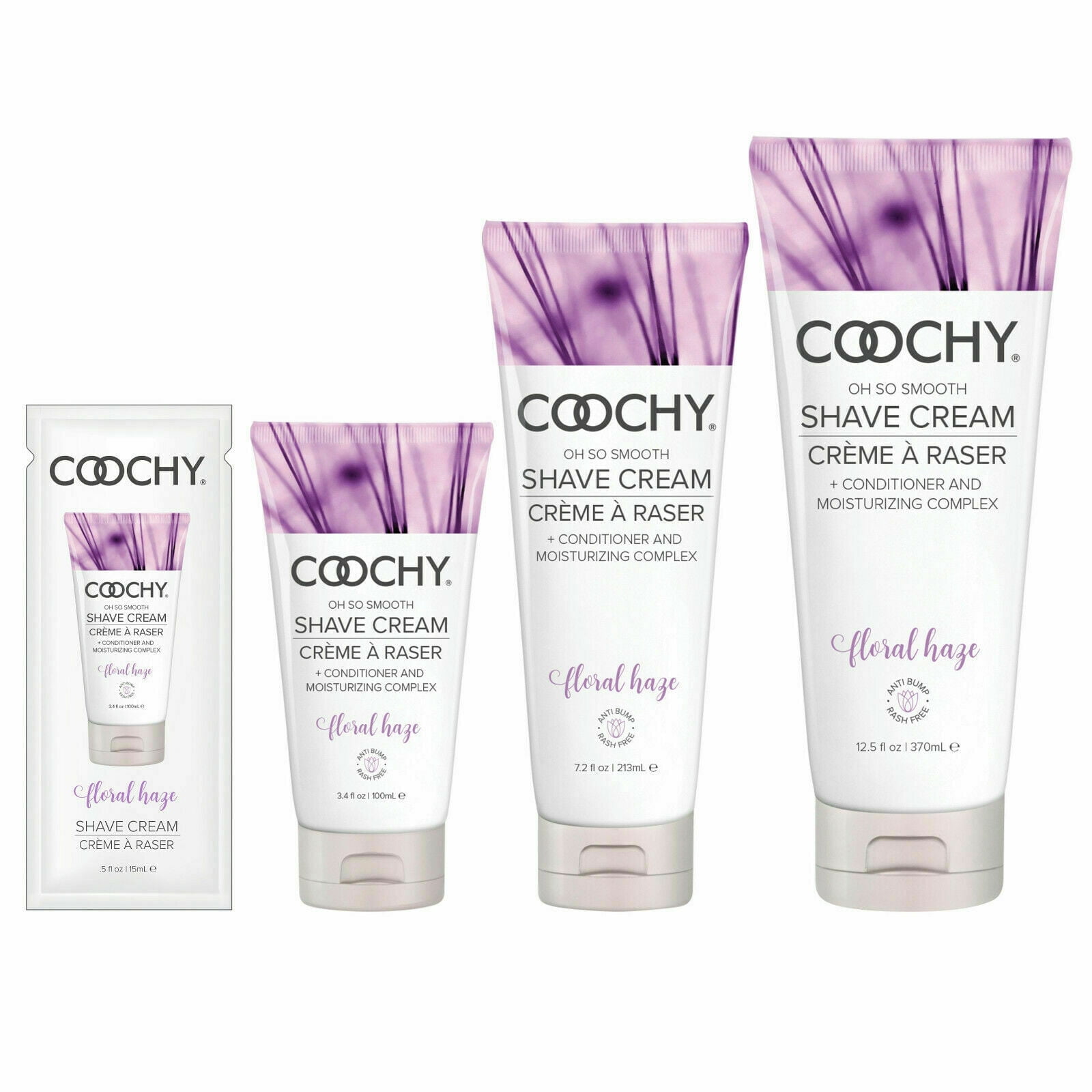 Coochy Rash Free Shave Creme for Sensitive Skin, Unisex, Prevents Razor ...