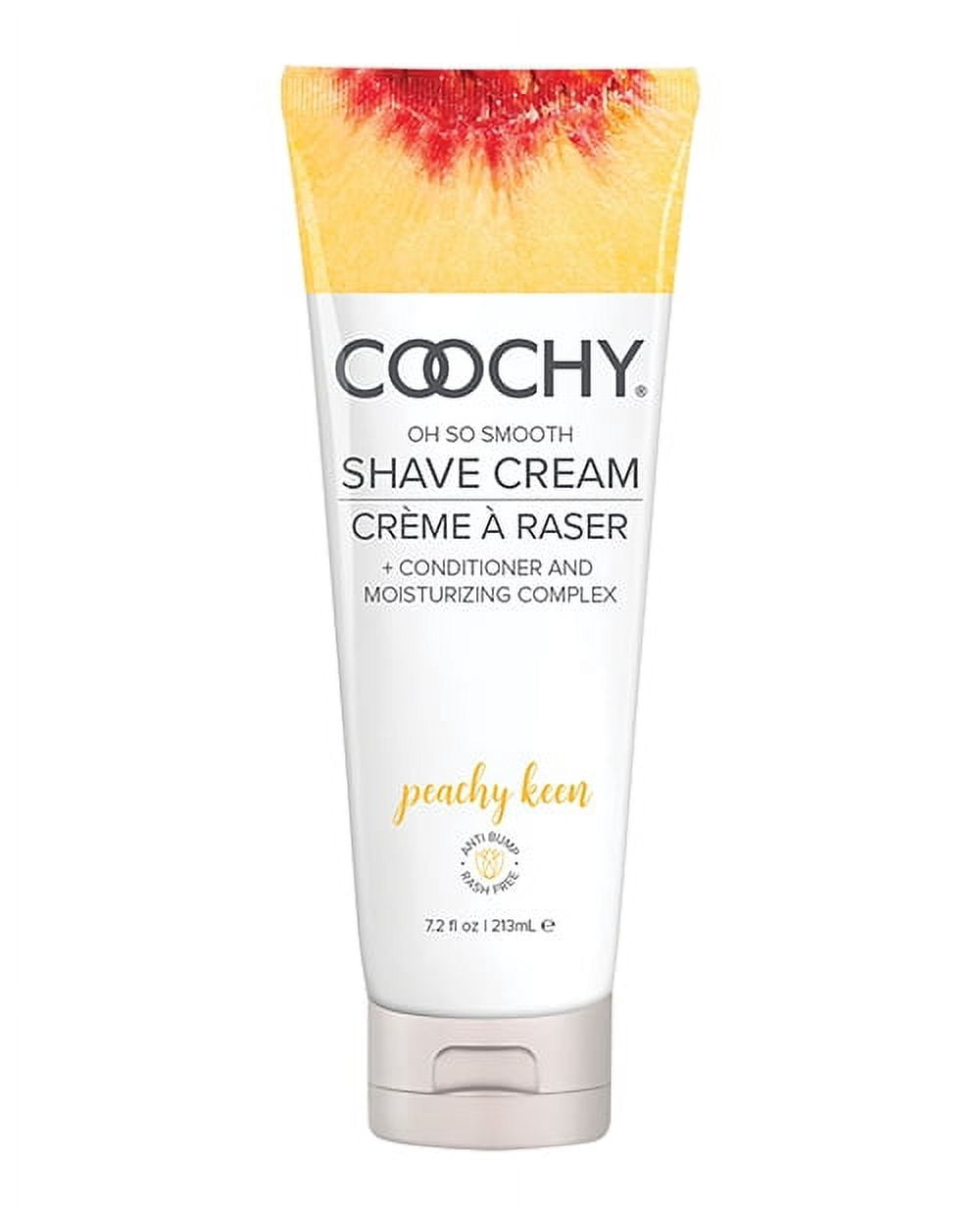 Coochy Shave Cream Peachy Keen 7.2 fl.oz, Male, All skin type - Walmart.com