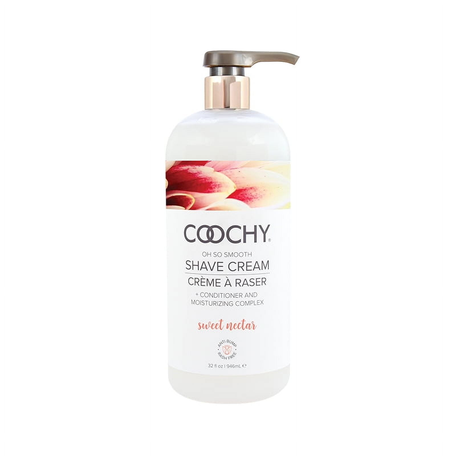 Coochy Intimate Smooth Shave Cream Sweet Nectar 32 Oz - Walmart.com