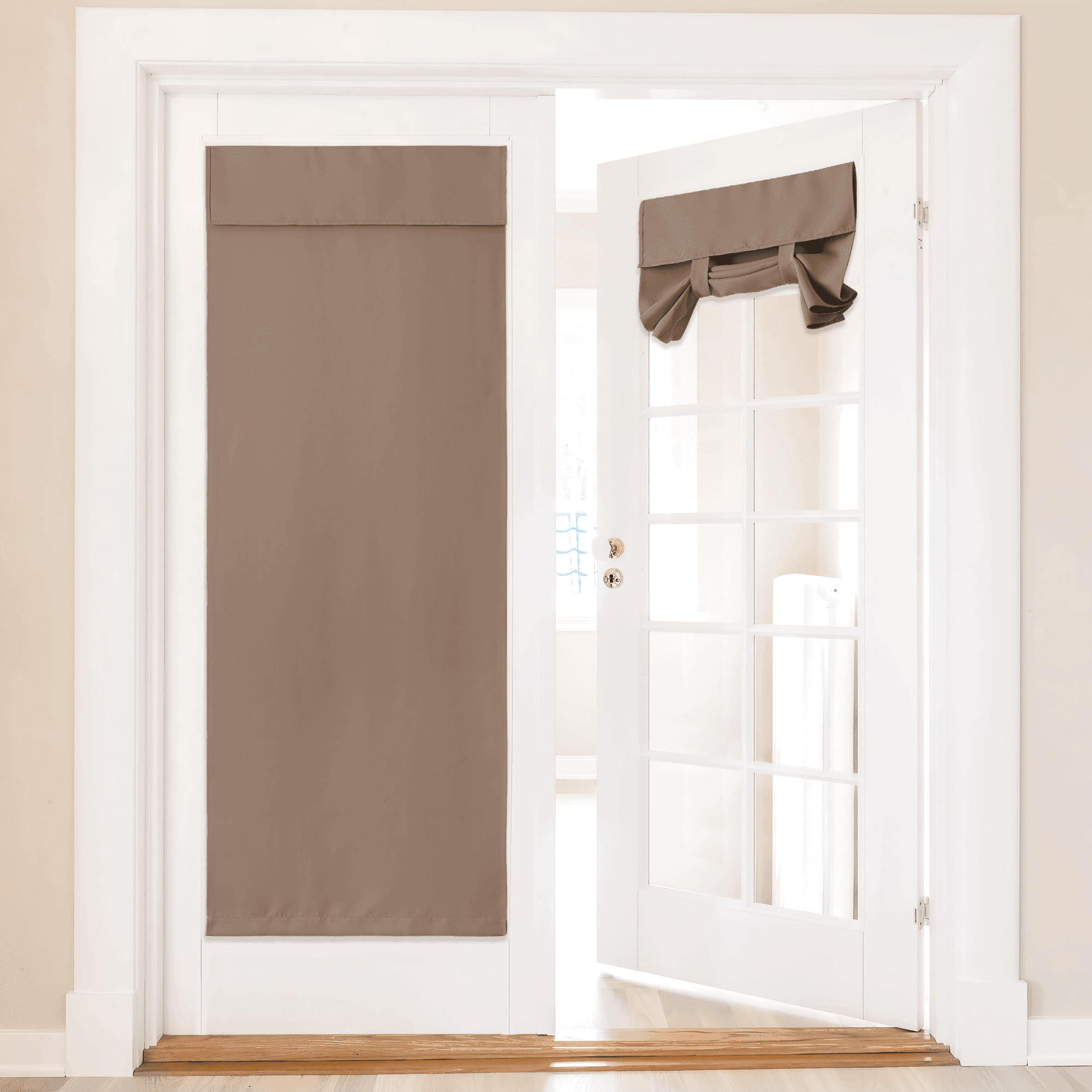 NICETOWN Blackout Door Curtains for Door Window, Room Darkening Solid ...