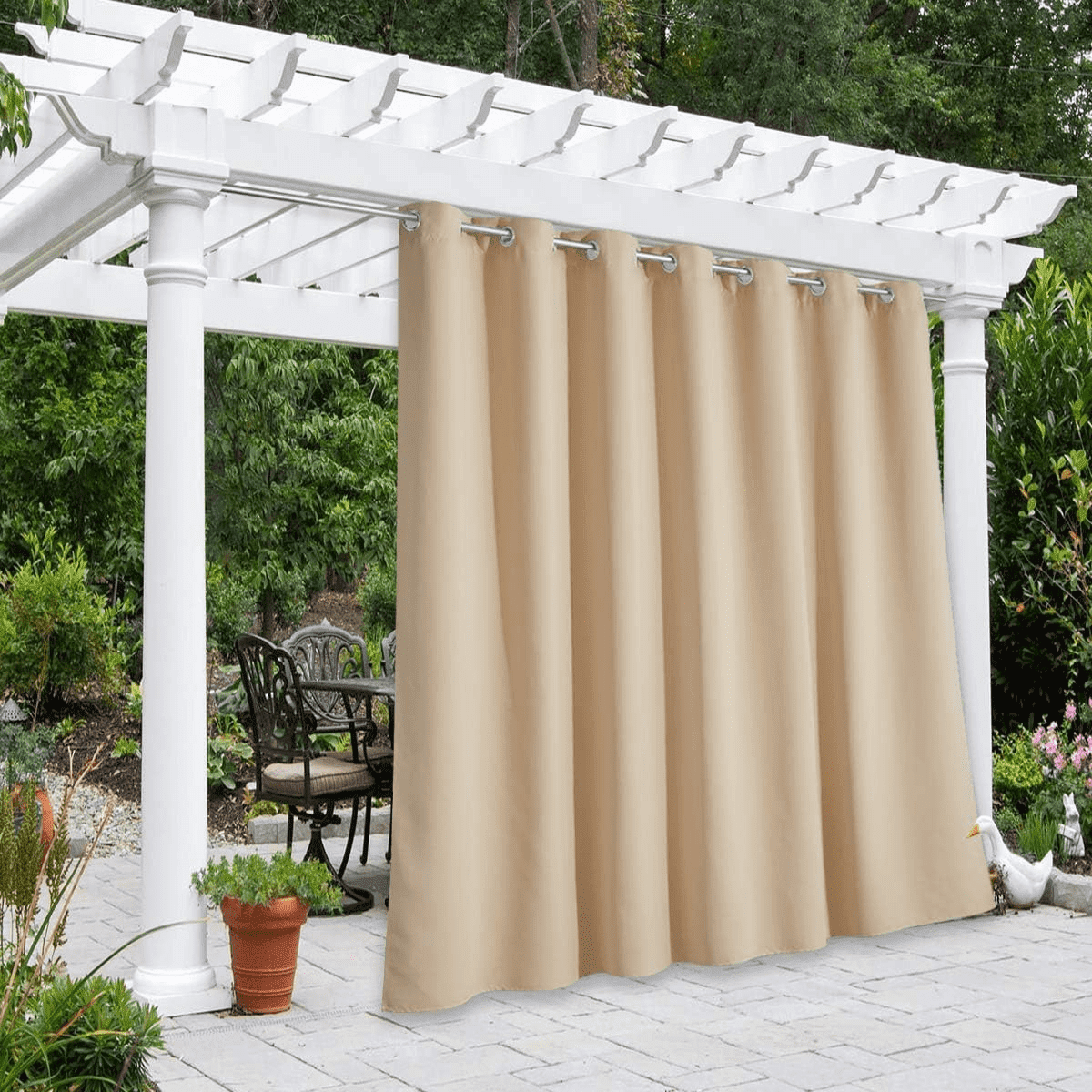 NICETOWN Outdoor Curtains Blackout Waterproof for patio Thermal ...