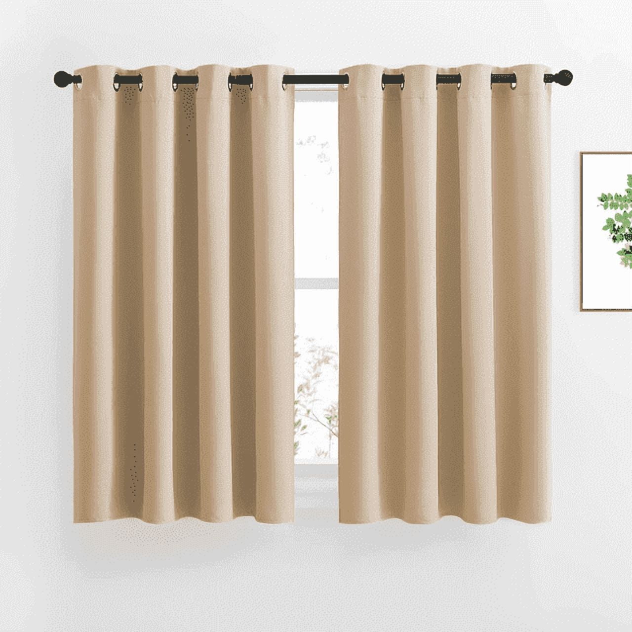 NICETOWN Kitchen Blackout Curtains, Grommet Thermal Insulated Room ...