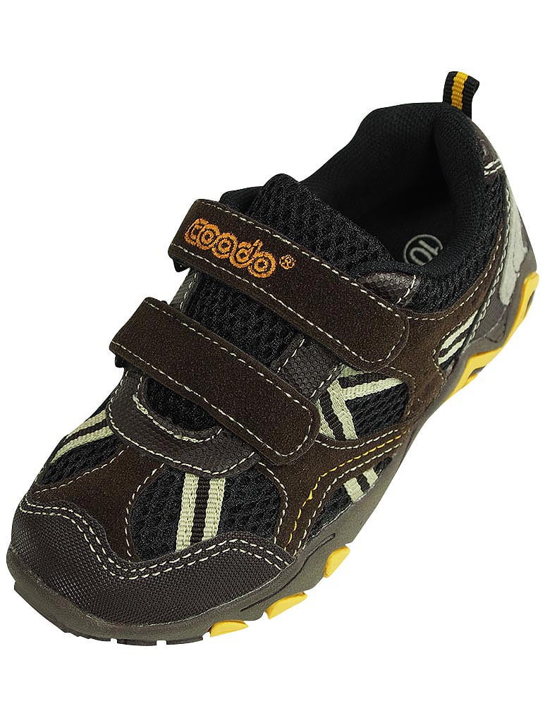 Coodo - Boys Lightweight Athletic Running Sneaker with Velco Strap - 12 ...