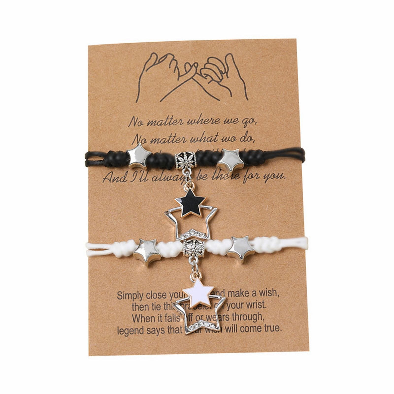 Coofanin Bracelets Forever Friendship: Best Friend Friendship Bracelet ...