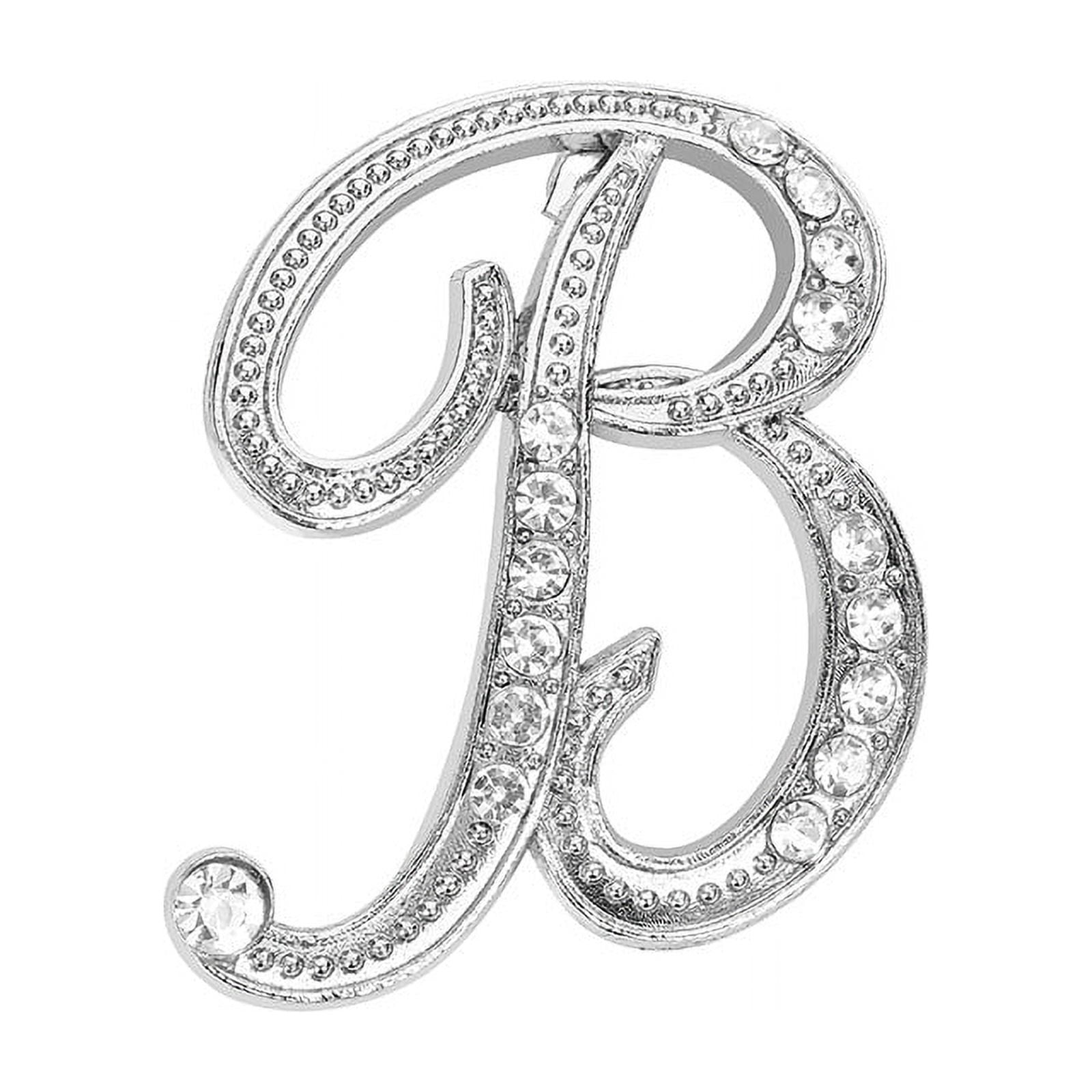 Coofanin Broches Para Ropa De Mujer 1Pc Crystal 26 English Letters ...