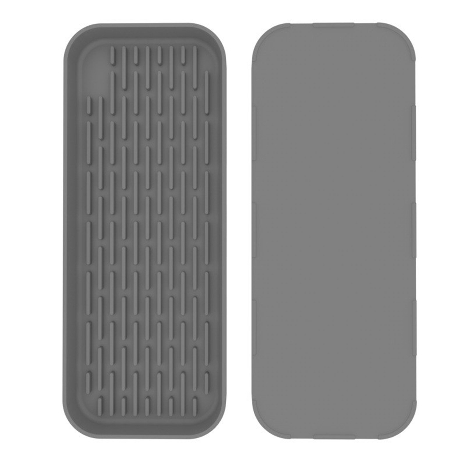 Coofanin Drain Rack Silicone Faucet Mat for Kitchen Sink Splash Guard ...