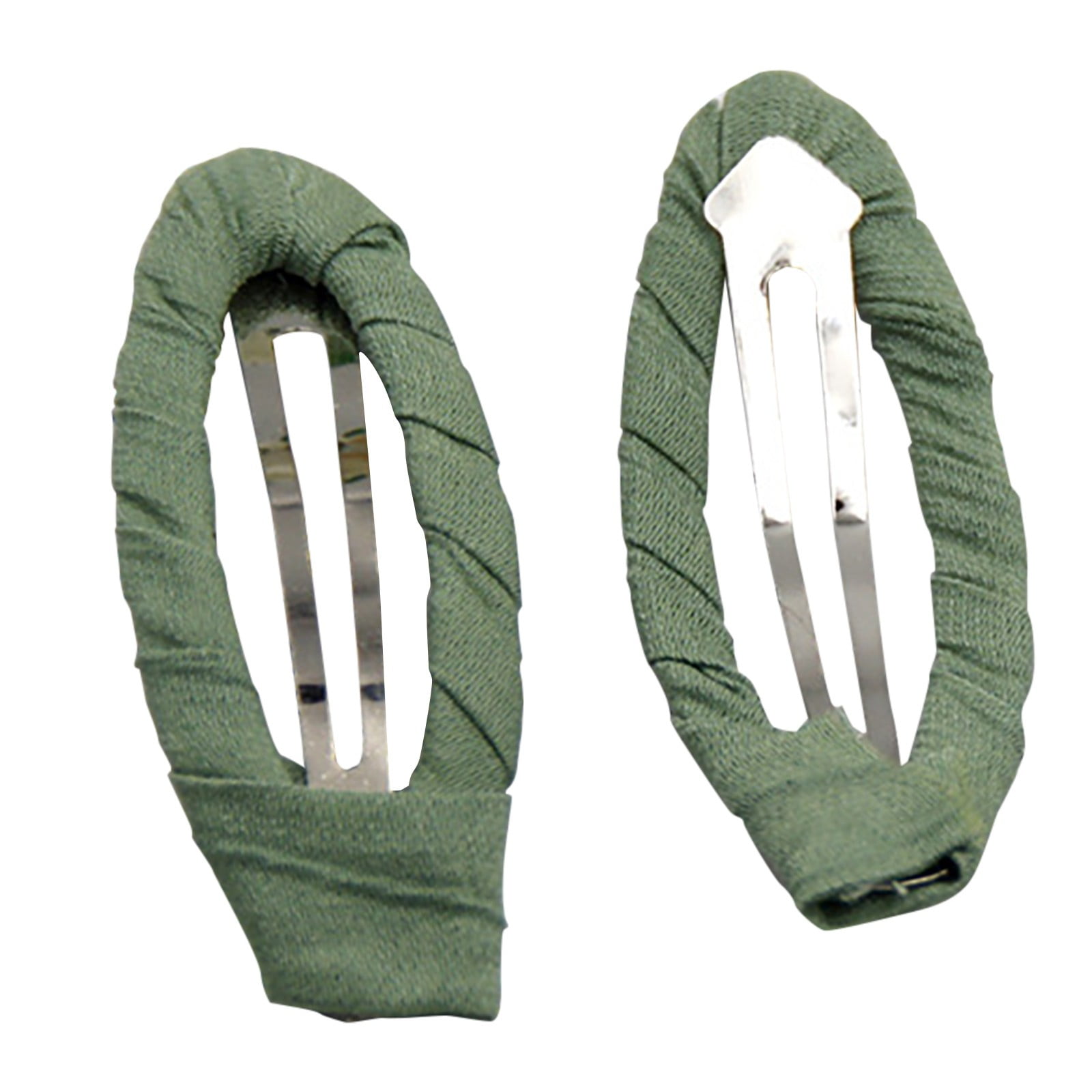 Coofanin Hair Claw Clip Handmade Assorted Fabric Wrapped Snap Hair ...