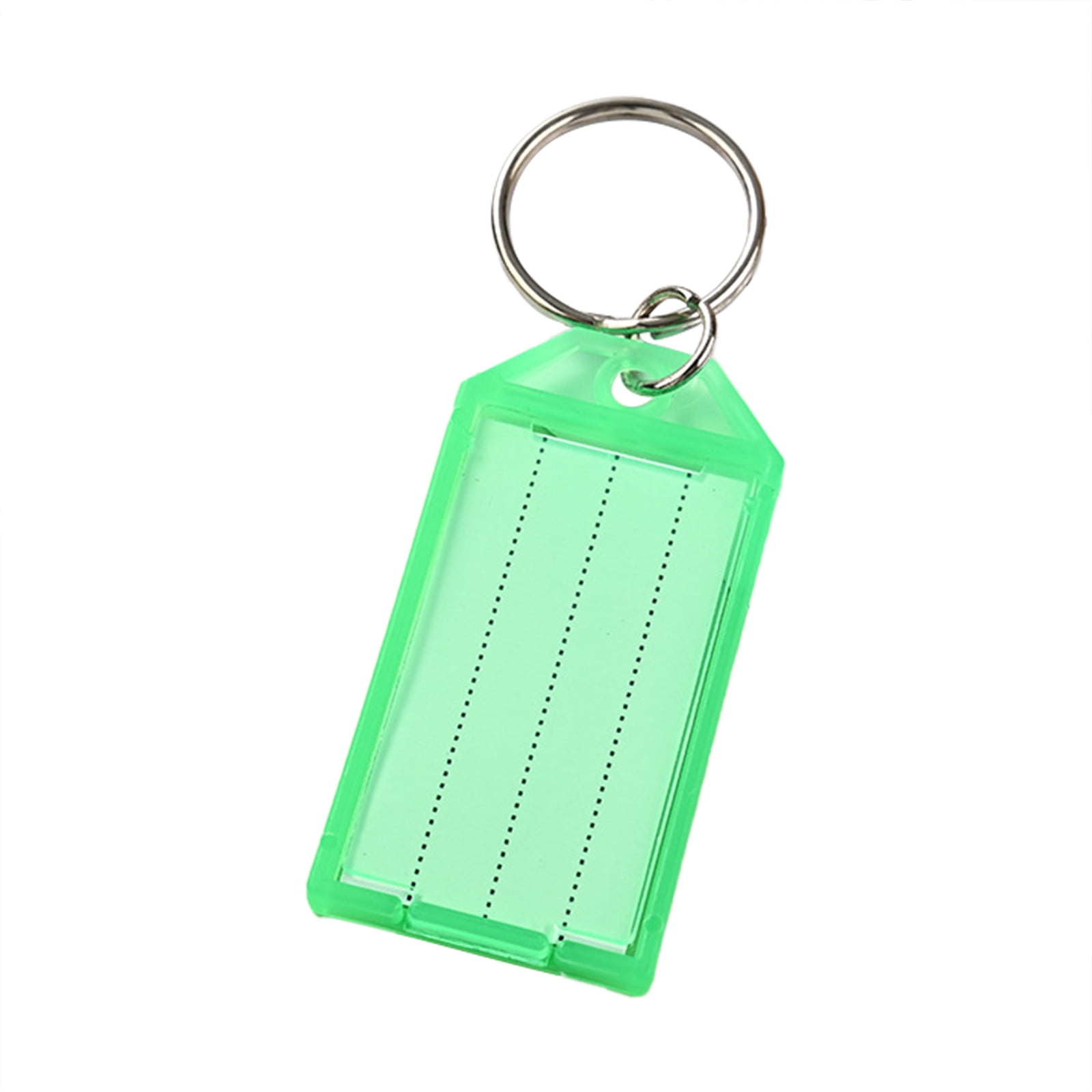 Coofanin Keychains 10 Pack Double Ring Clamshell Colored Plastic ...