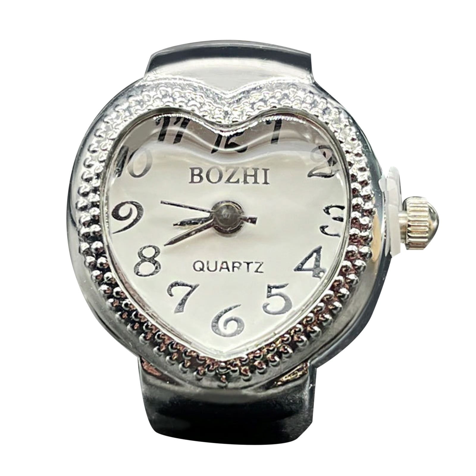 Coofanin Rings Real Watch Ring to Tell Time Vintage Watch Clock Ring ...