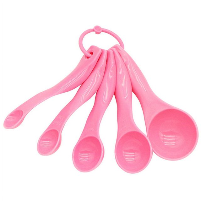 Coofit 5PCS Plastic Measuring Spoon Set Versatile Measuring Tablespoon ...